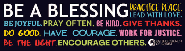Be a Blessing - Banner | UCC Resources
